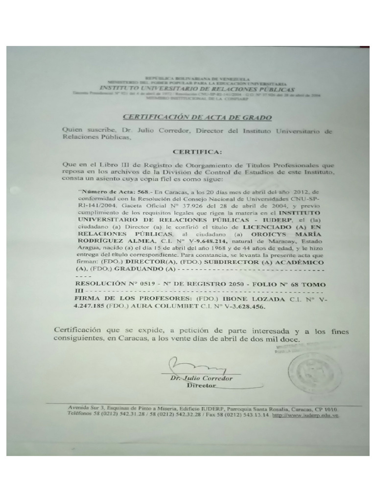 PDF Certificacion | PDF