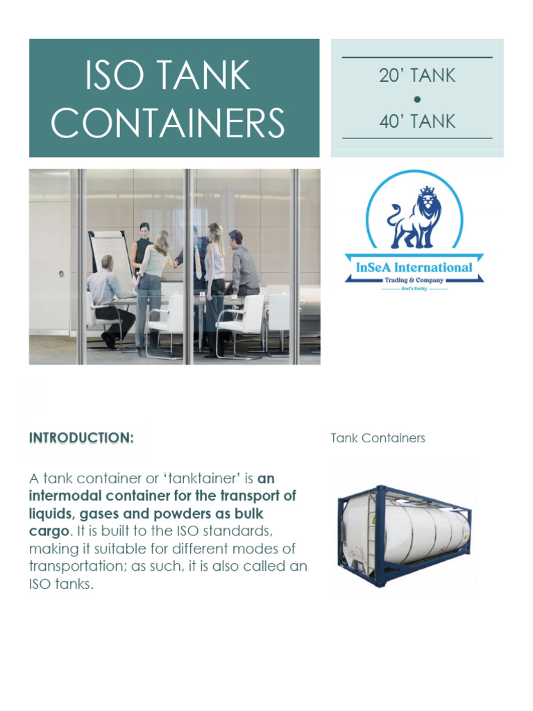 Tank Containers ISO | PDF | Consumer Goods | Freight Transport
