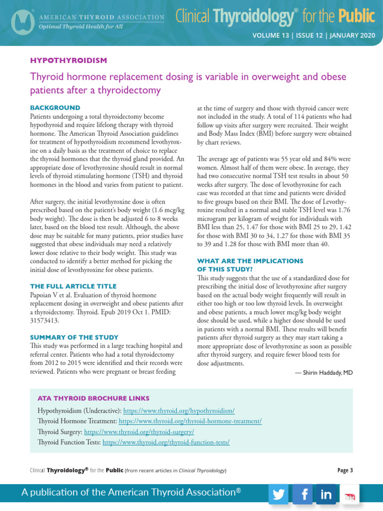 CT Public v131 3 4 | PDF | Hypothyroidism | Human Head And Neck