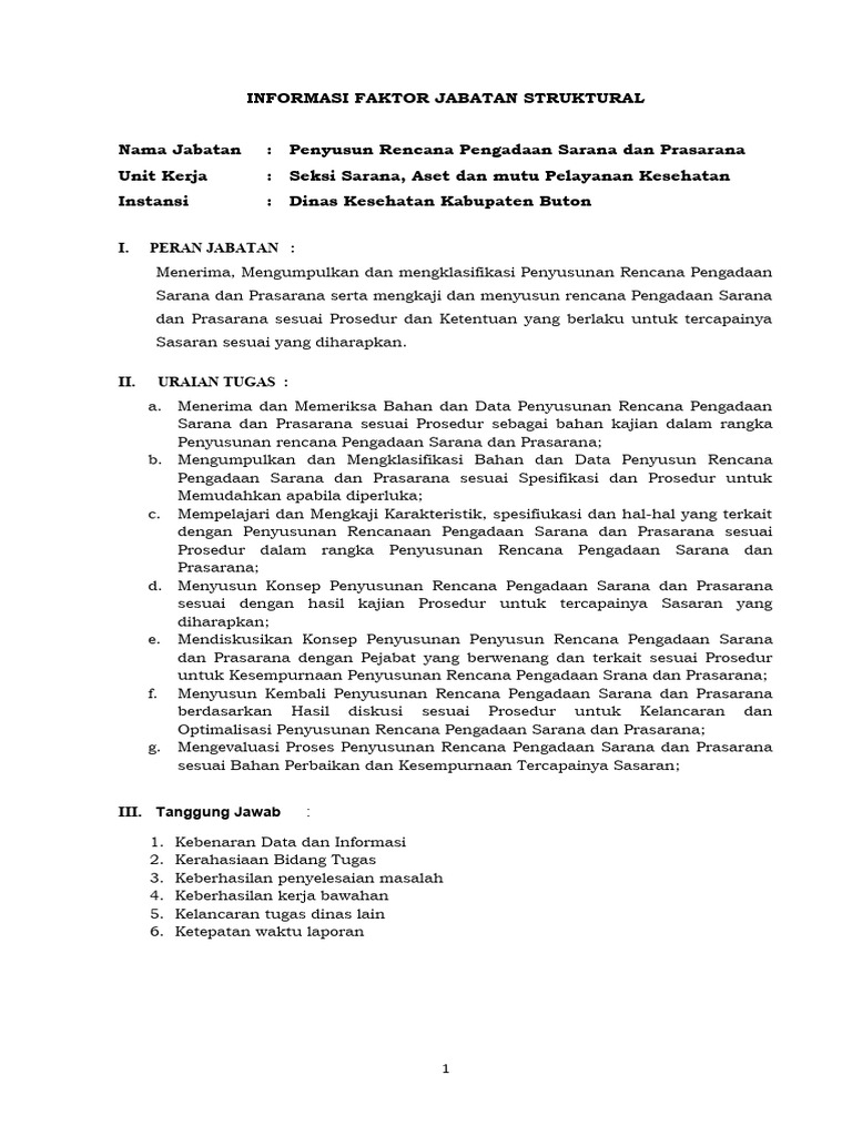 E V J A B Penyusun Rencana Pengadaan Sarana Dan Prasarana | PDF