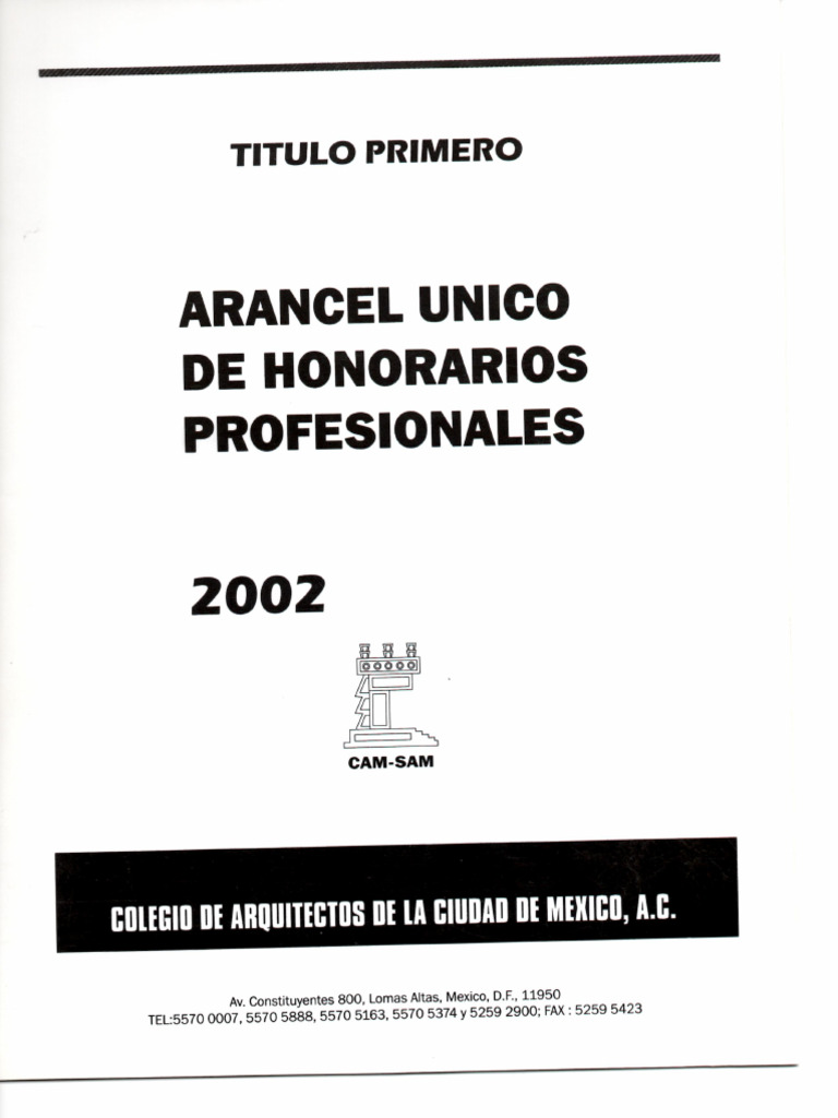 Arancel Cam Sam PDF