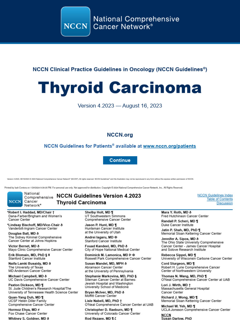 Thyroid CA | PDF | Self-Improvement | Wellness