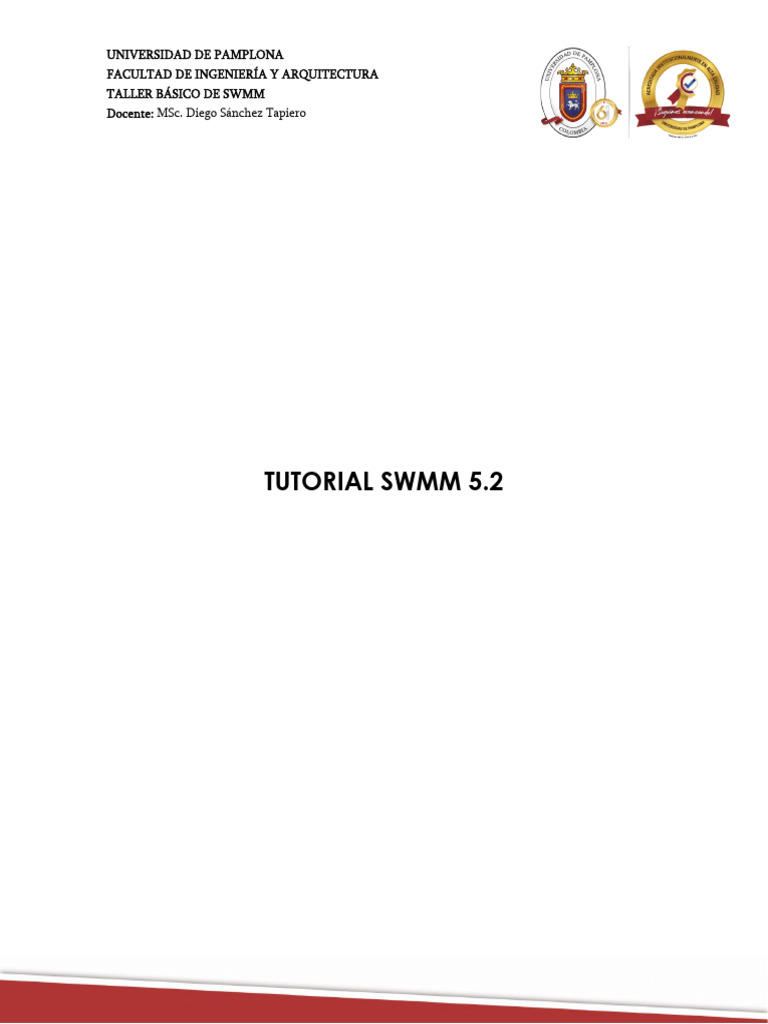 Taller SWMM | PDF | Precipitación | Alcantarillado