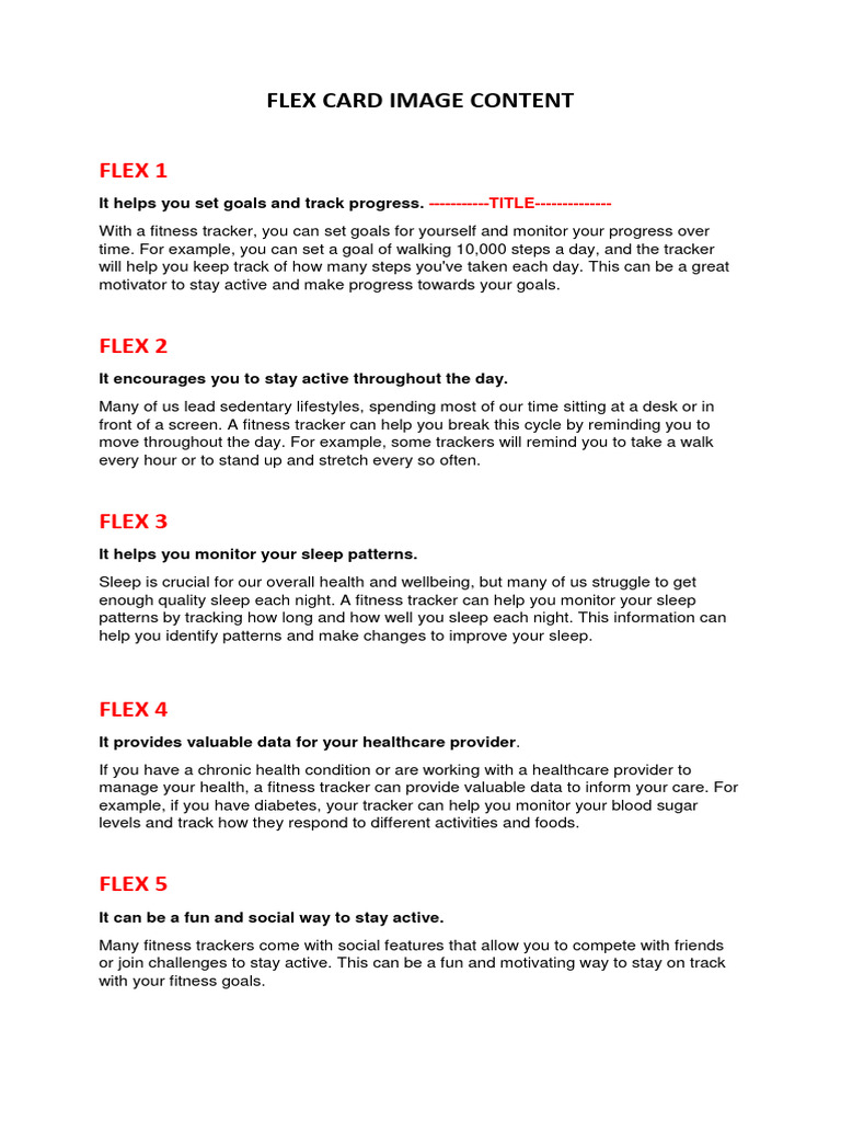 Flex Card Image Content | PDF