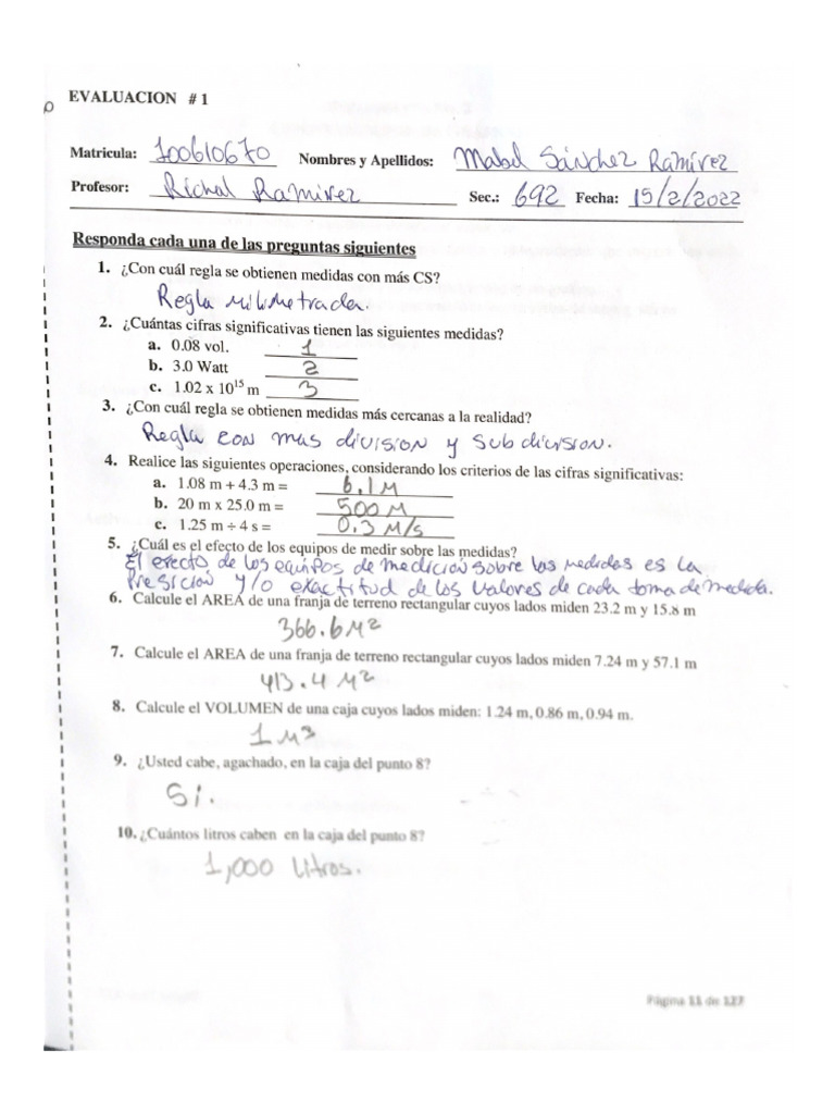 Evaluacion #1 Mabel Sanchez | PDF