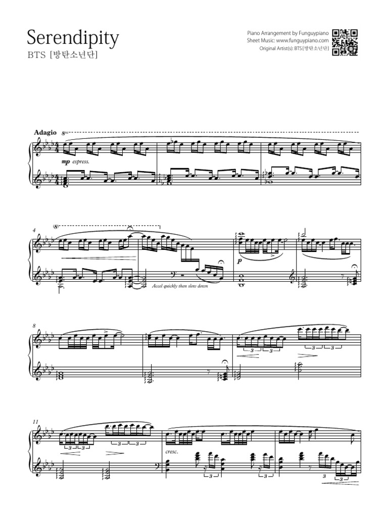 BTS - Serendipity | PDF