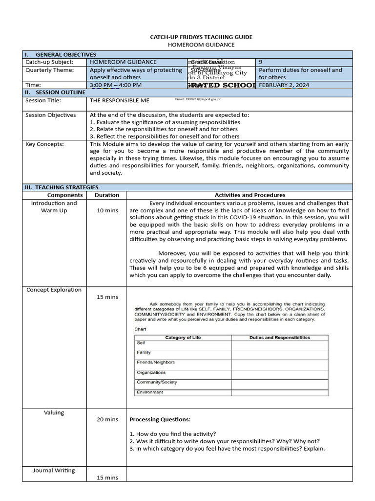 HG Teaching Guide | PDF | Knowledge | Experience