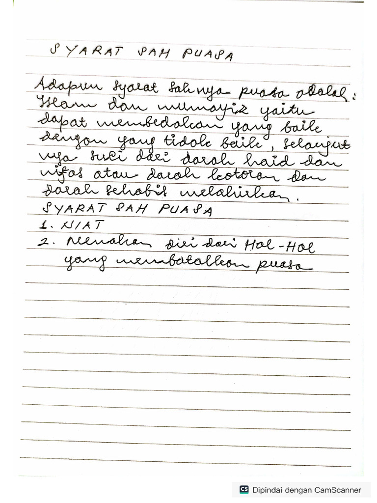Syarat Sah Puasa | PDF