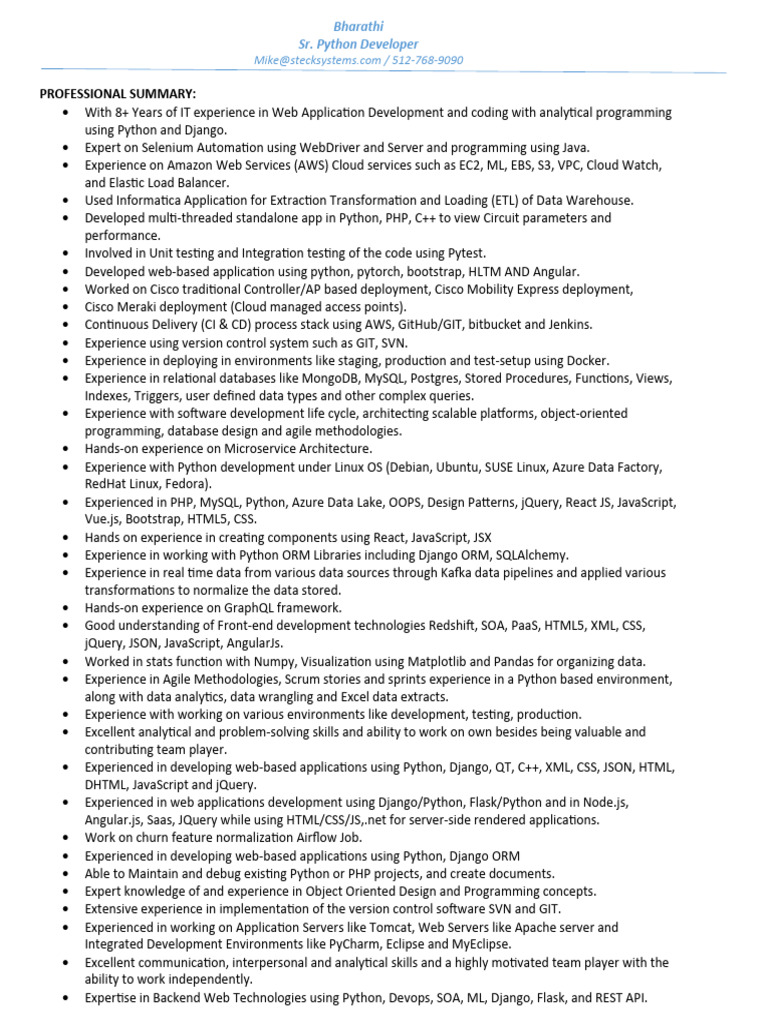 Bharathi Python | PDF | Selenium (Software) | Apache Spark