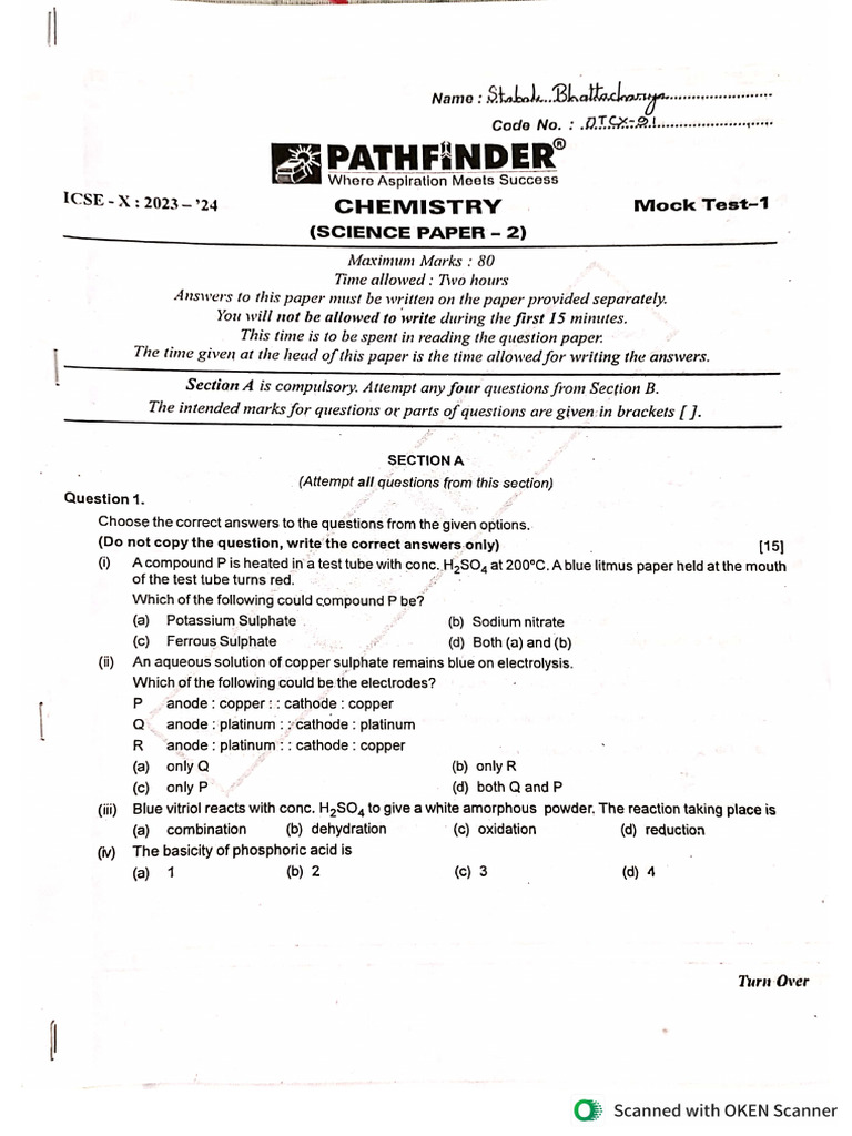 Pathfinder Chem Paper | PDF