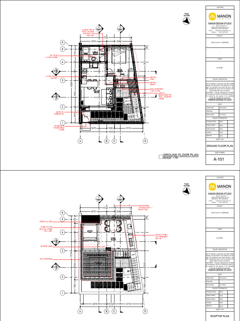 Architecture Drawing Rev 091123 | PDF | Wall | Civil Engineering
