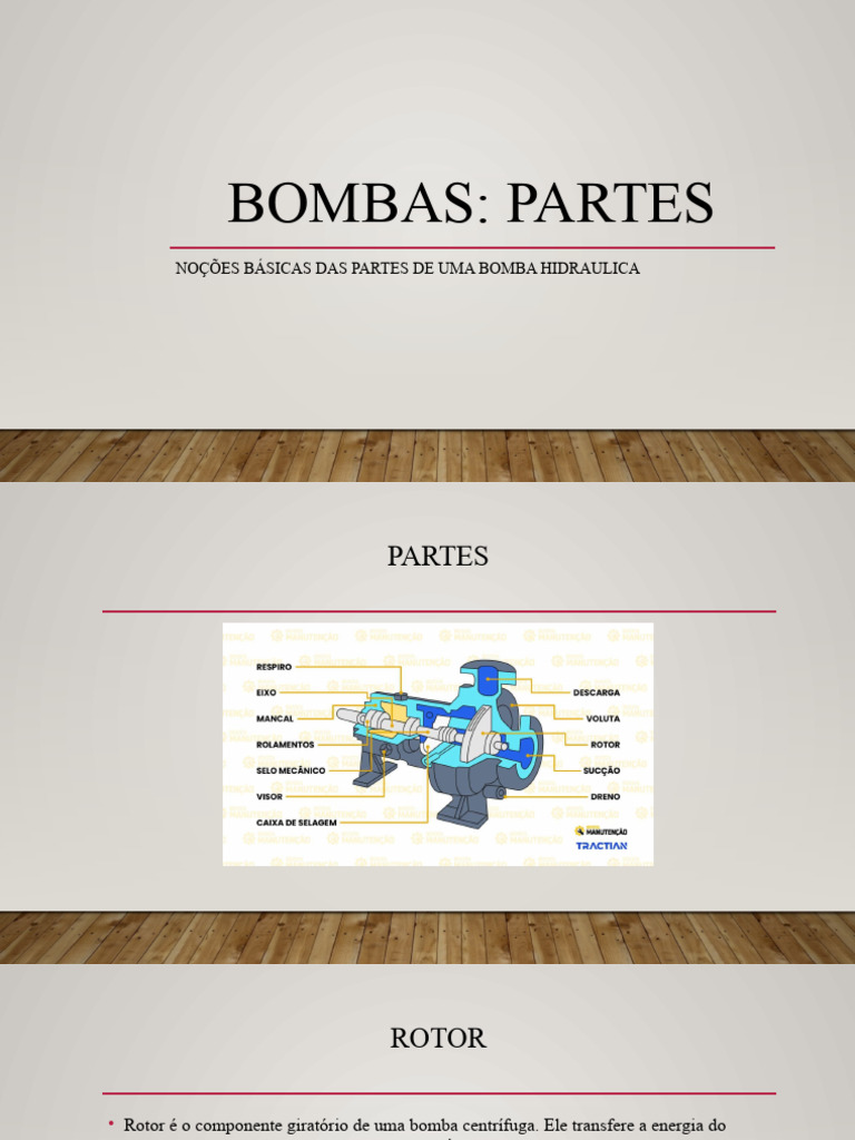 Partes de uma Bomba Hidráulica | PDF