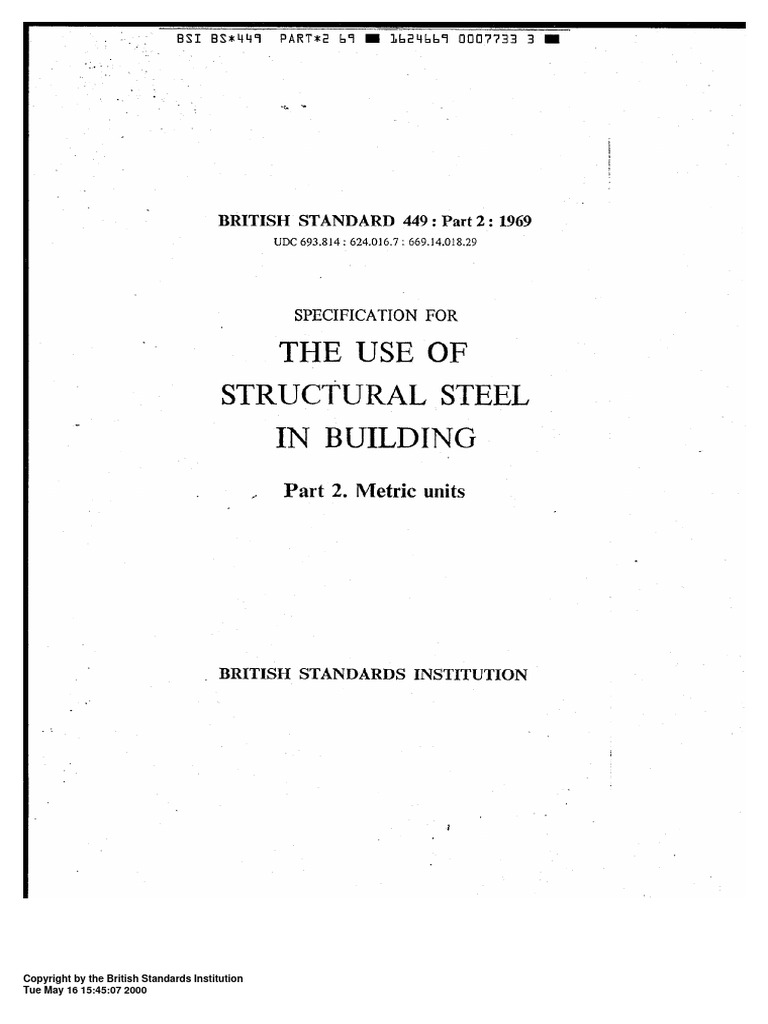 BS 449-2-1969 - Perry-Robertson | PDF