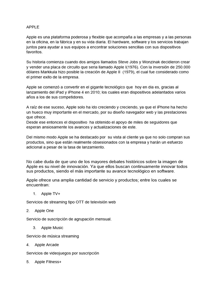 APPLE | PDF | Apple Inc. | Yo telefono