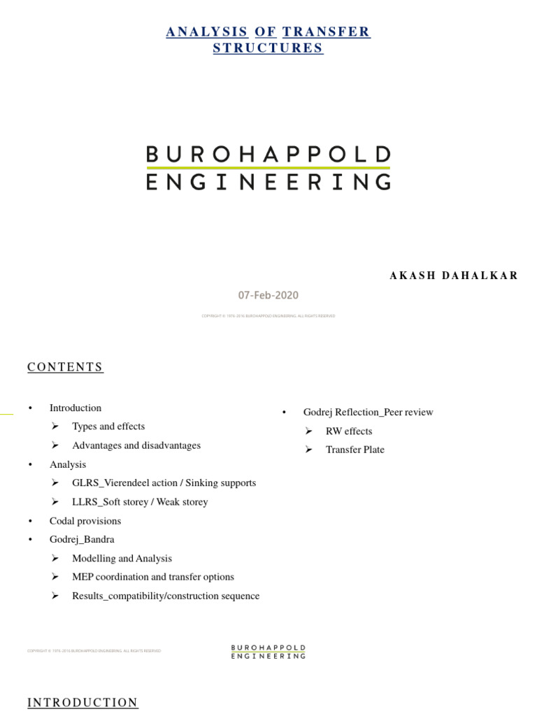 Transfer Structure | PDF | Truss | Mechanical Engineering