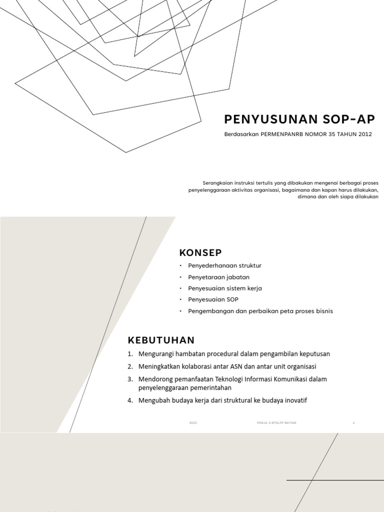 Penyusunan Sop Ap | PDF