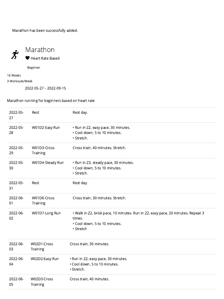 Garmin Connect Marathon | PDF