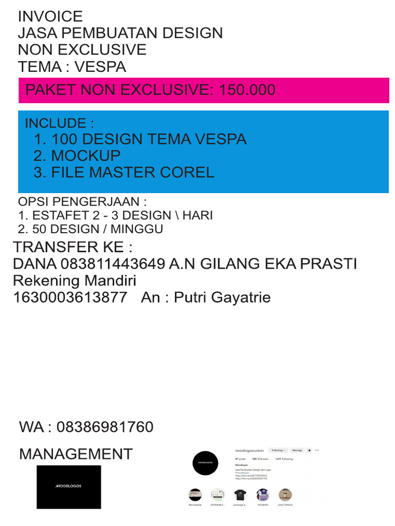 Invoice N Vespa | PDF