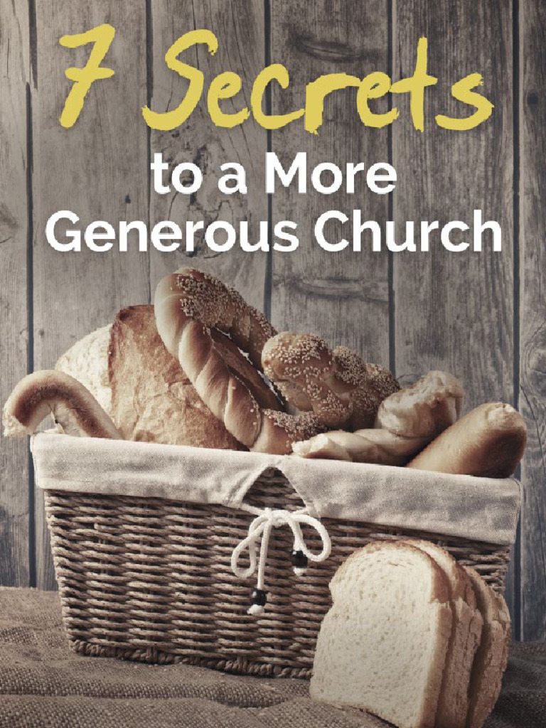 7 Secrets To A More Generous Church | PDF
