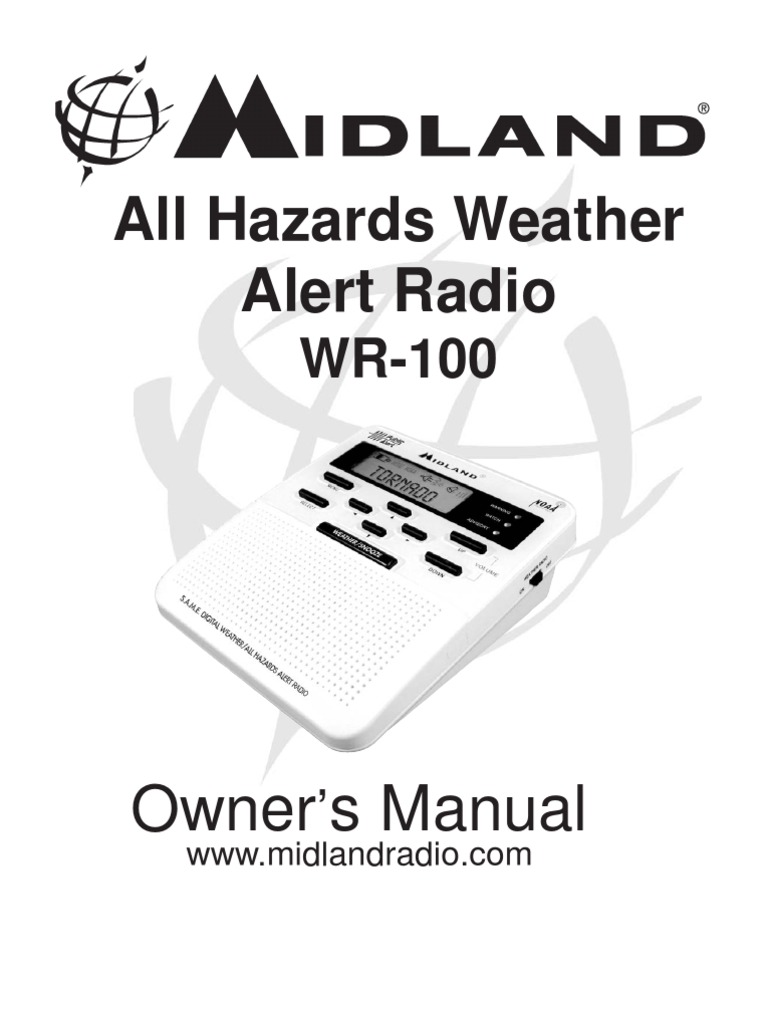 Midland WR-100 Weather Radio Manual | PDF | National Weather Service ...