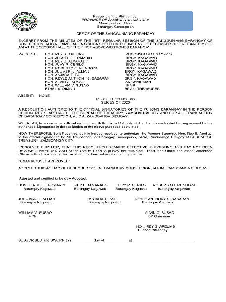 BTR Resolution | PDF