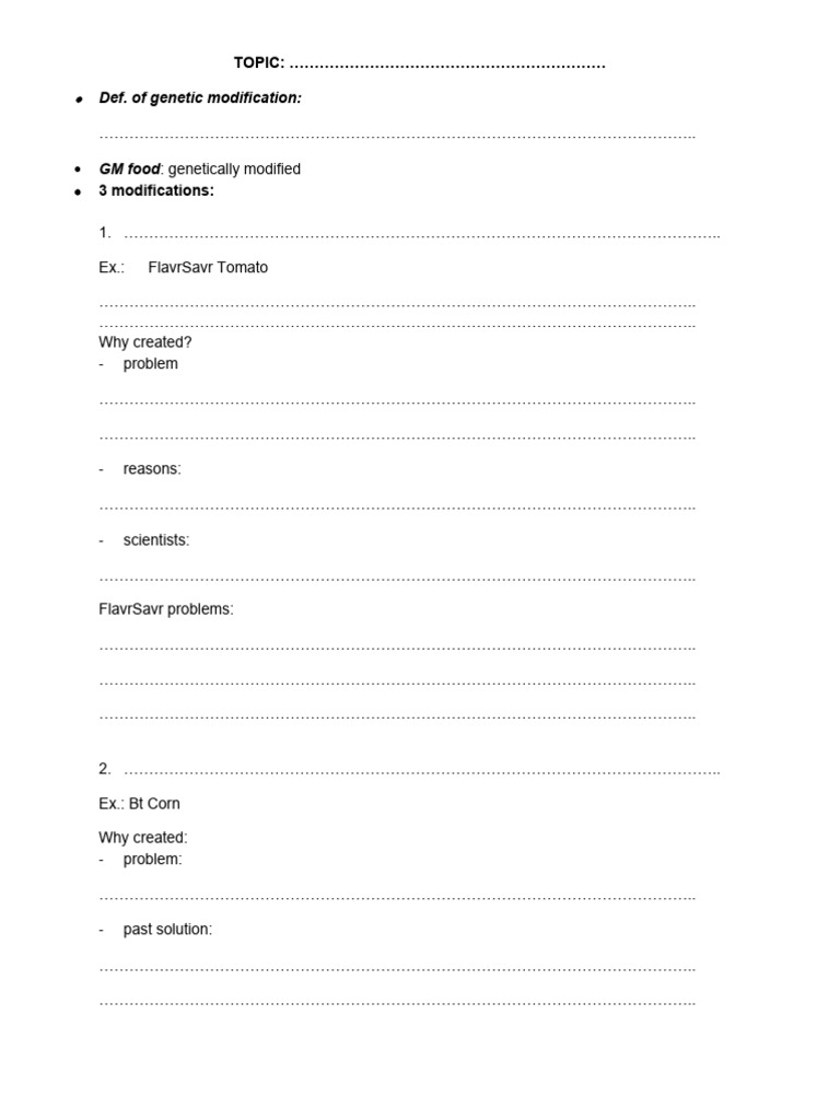 Describing A Process - Exercise | PDF