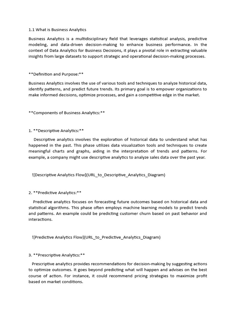 What Is Business Analytics | PDF