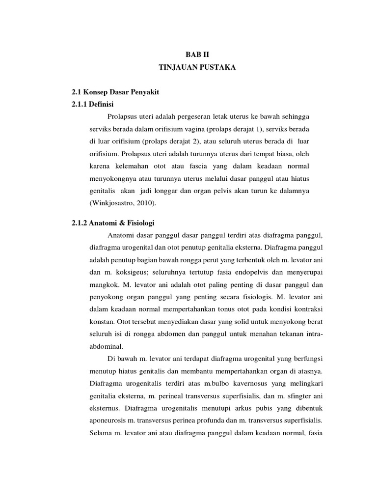 LP Prolaps Uteri | PDF