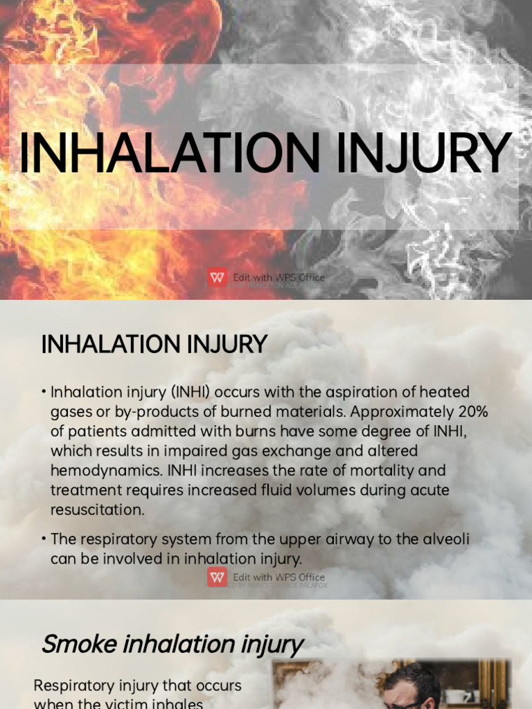 Inhalation Injury | PDF