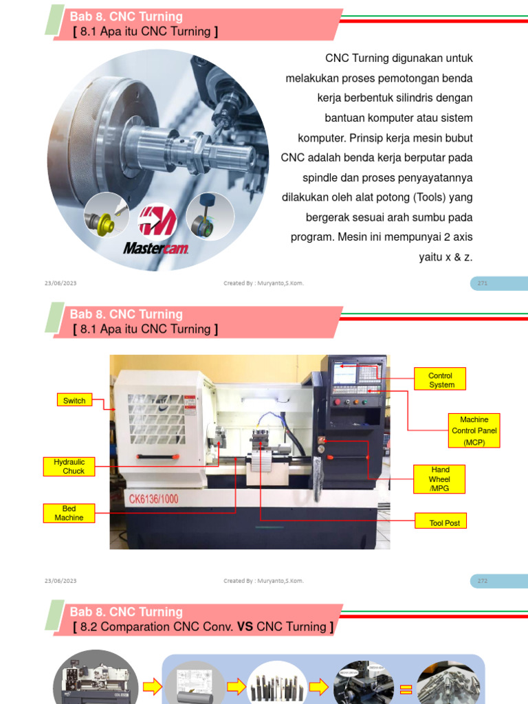 CNC Turning Tutorial | PDF