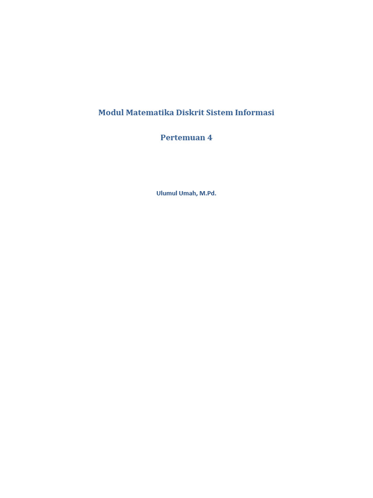 Modul Pertemuan 4 - Penarikan Kesimpulan | PDF