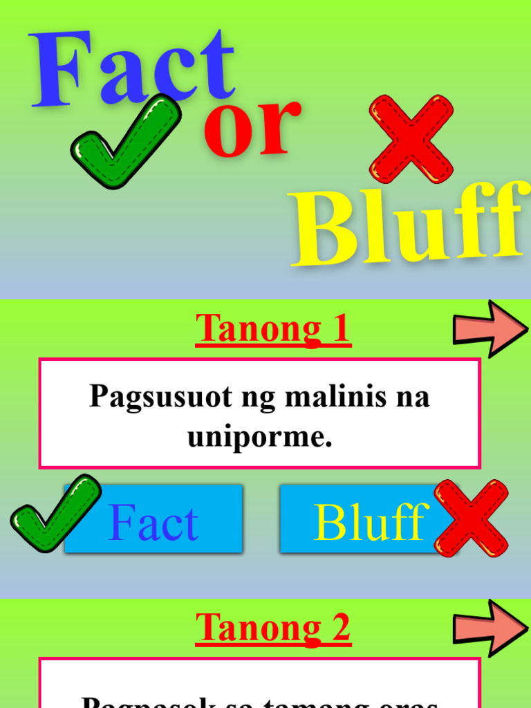 Fact or Bluff | PDF
