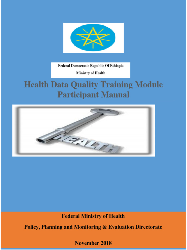 Manual Health Data Quality Pdf
