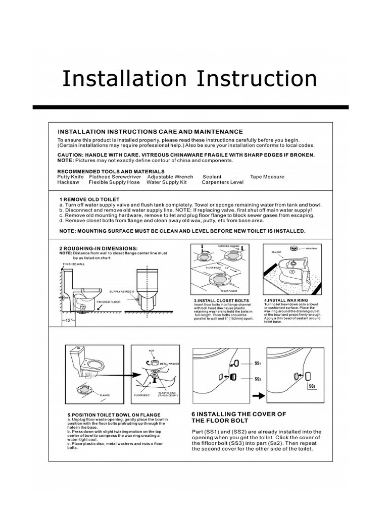 BL 012 OPT Installation Instructions | PDF