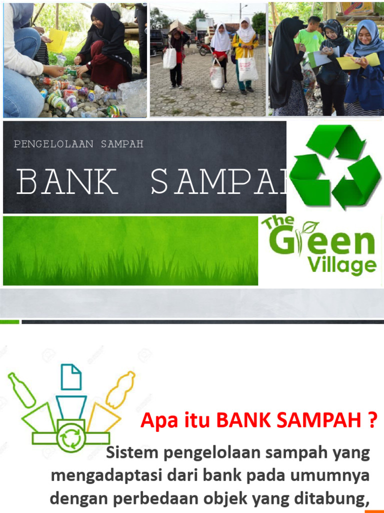 Pengelolaan Sampah Bank Sampah | PDF