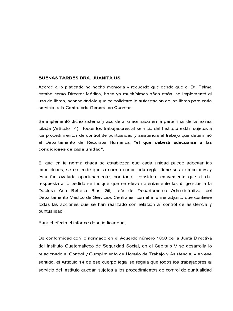 Control de Puntualidad y Asistencia | PDF | Gestión de recursos humanos