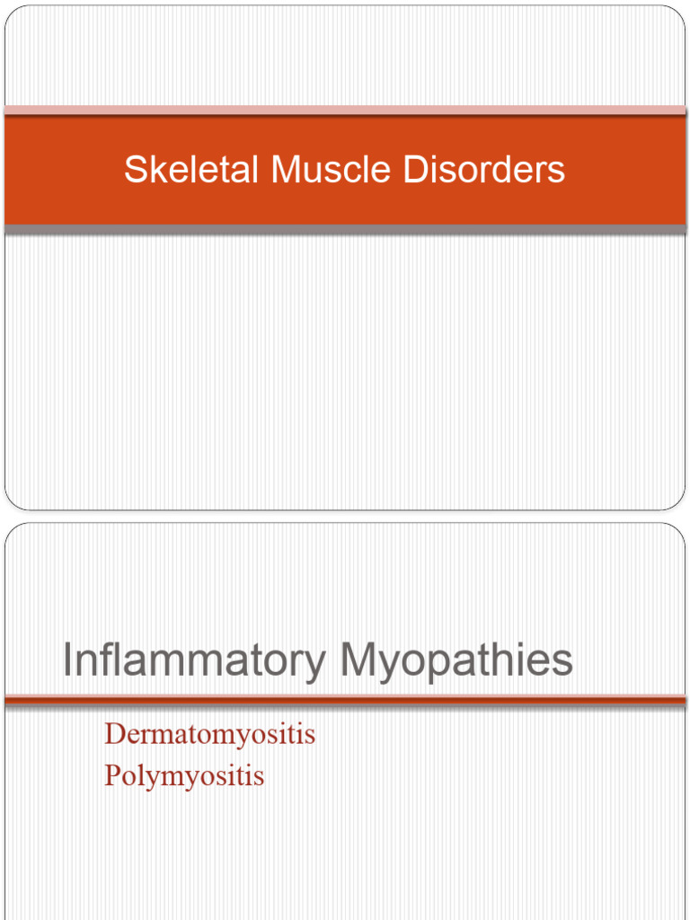 1 - Skeletal Muscle Disorders | PDF | Botulinum Toxin | Neuromuscular ...