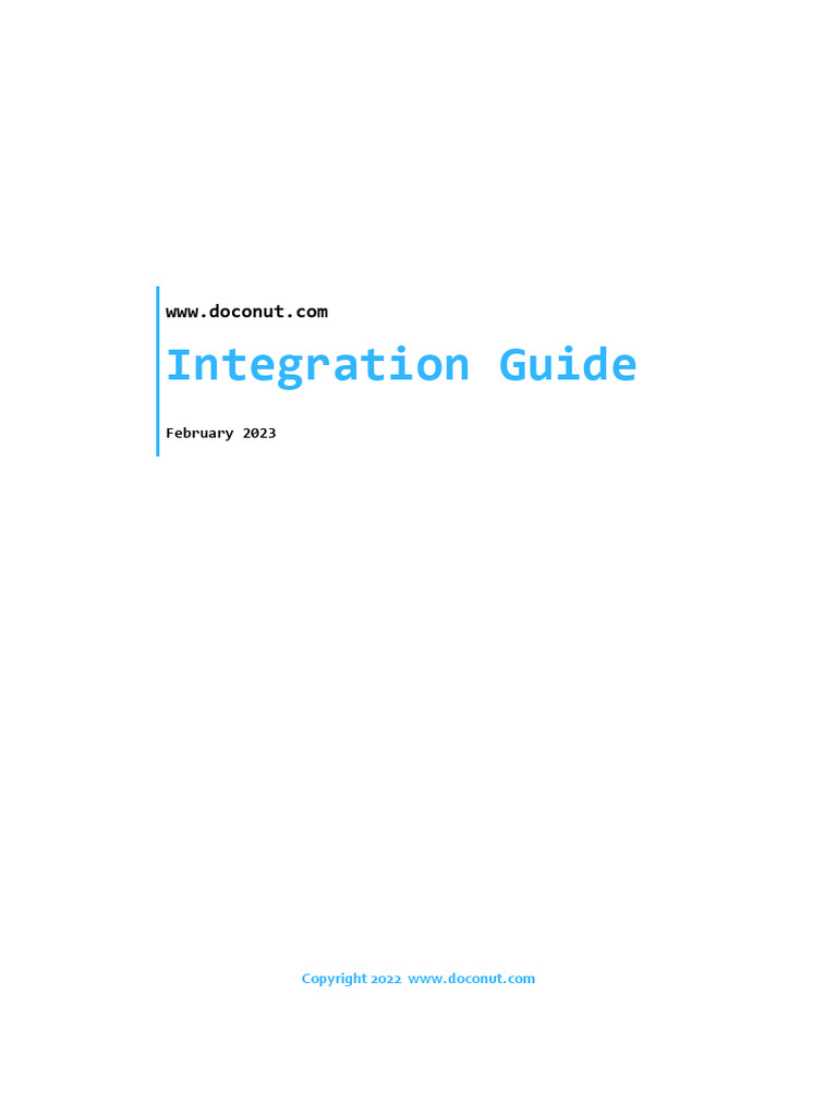 Integration Guide | PDF | Networking | Internet & Web