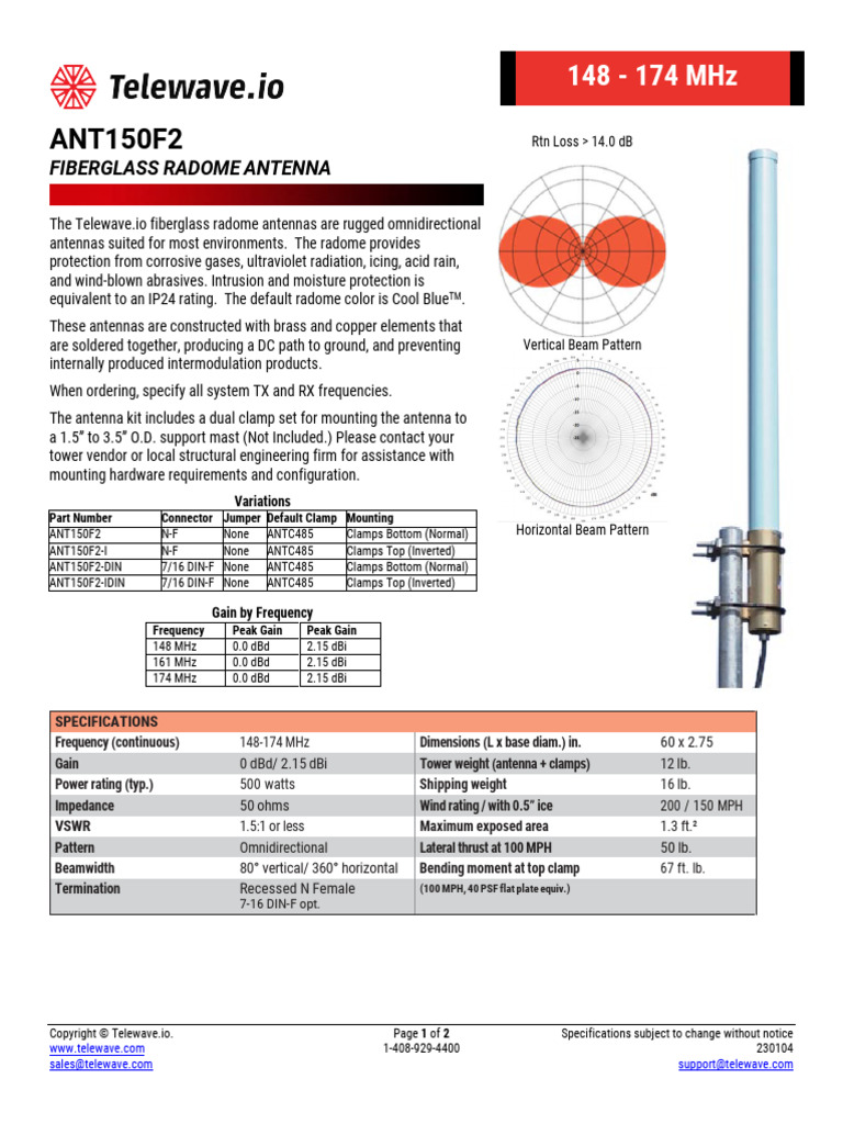 B-Band Antenna | PDF