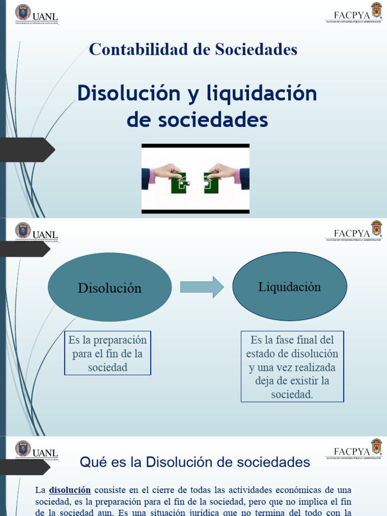 Disolucion y Liquidacion de Sociedades | Descargar gratis PDF | Sociedad de responsabilidad ...