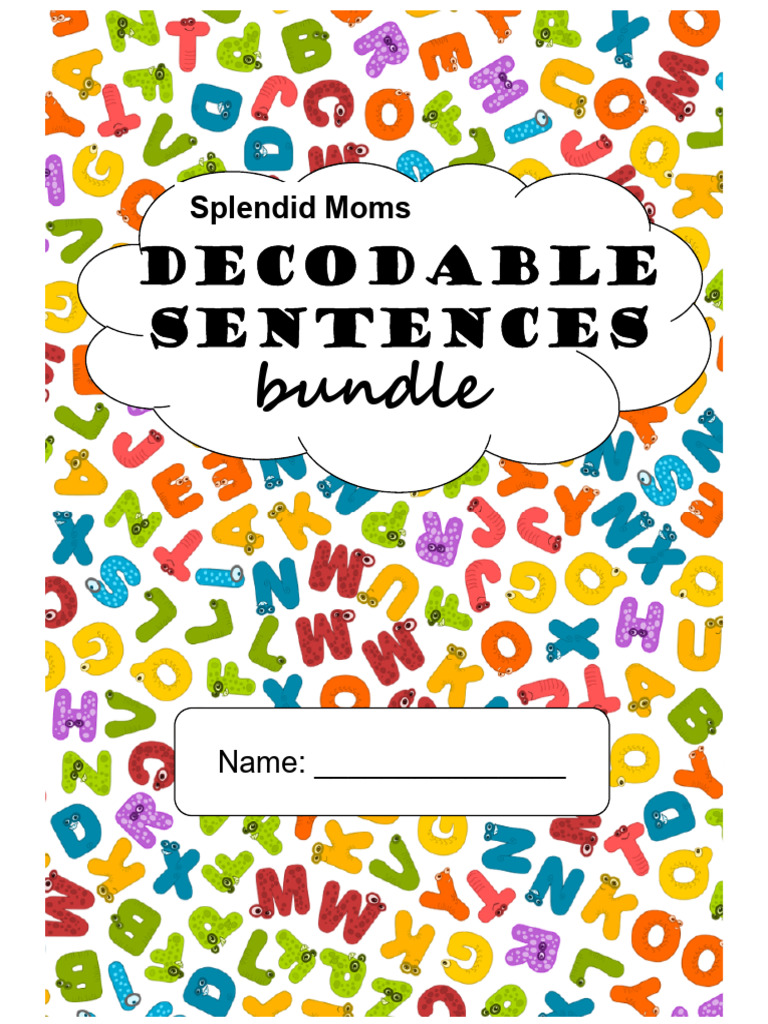 DEcodable Sentences Bundle | PDF