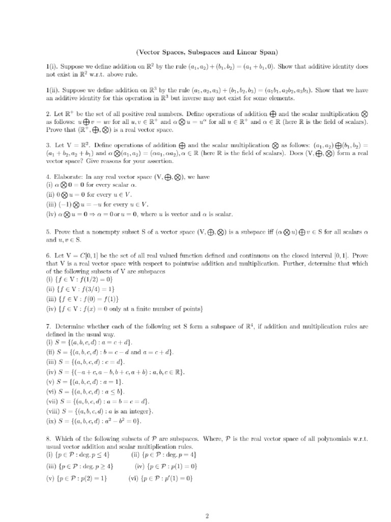 Tutorial Sheet 1 | PDF