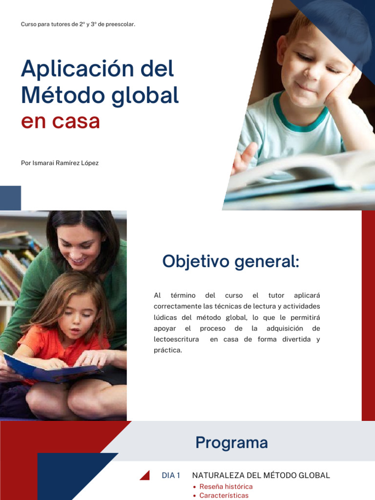 Curso de Método Global para Tutores | PDF | Aprendizaje | Voz humana