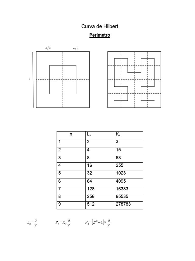 Curva de Hilbert Perimetro | PDF