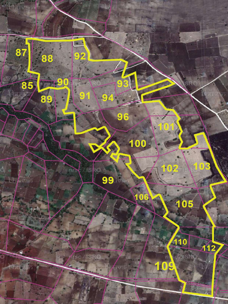 Thangadapally Land Information Map - Compressed | PDF