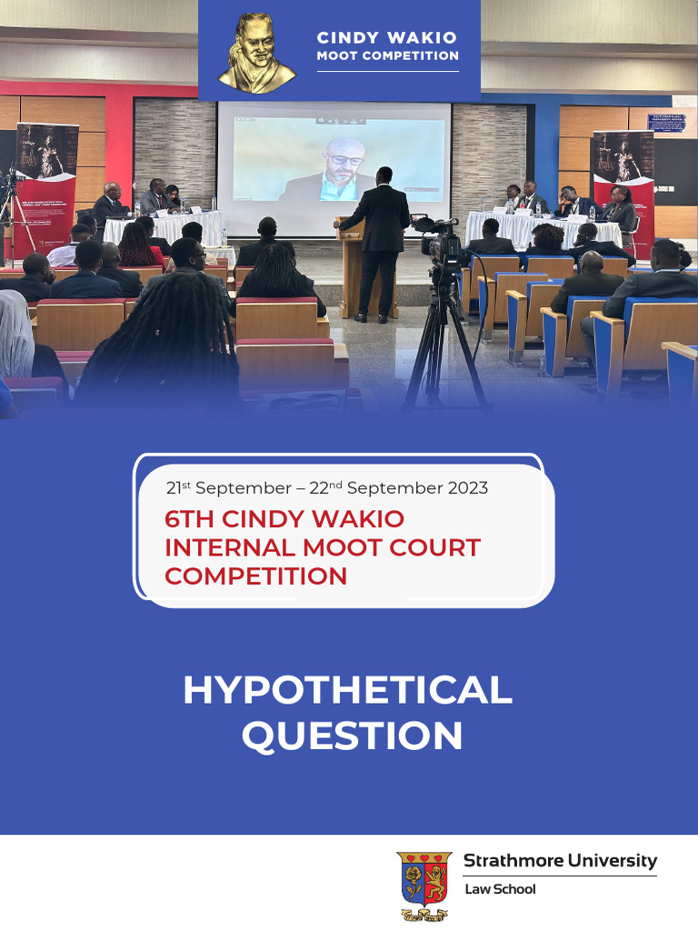 Cindy Wakio Hypothetical Question 2023 | PDF | Human Rights | Treaty