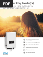 Luminous Panel and Inverter Data Sheet | PDF | Solar Panel | Power Supply