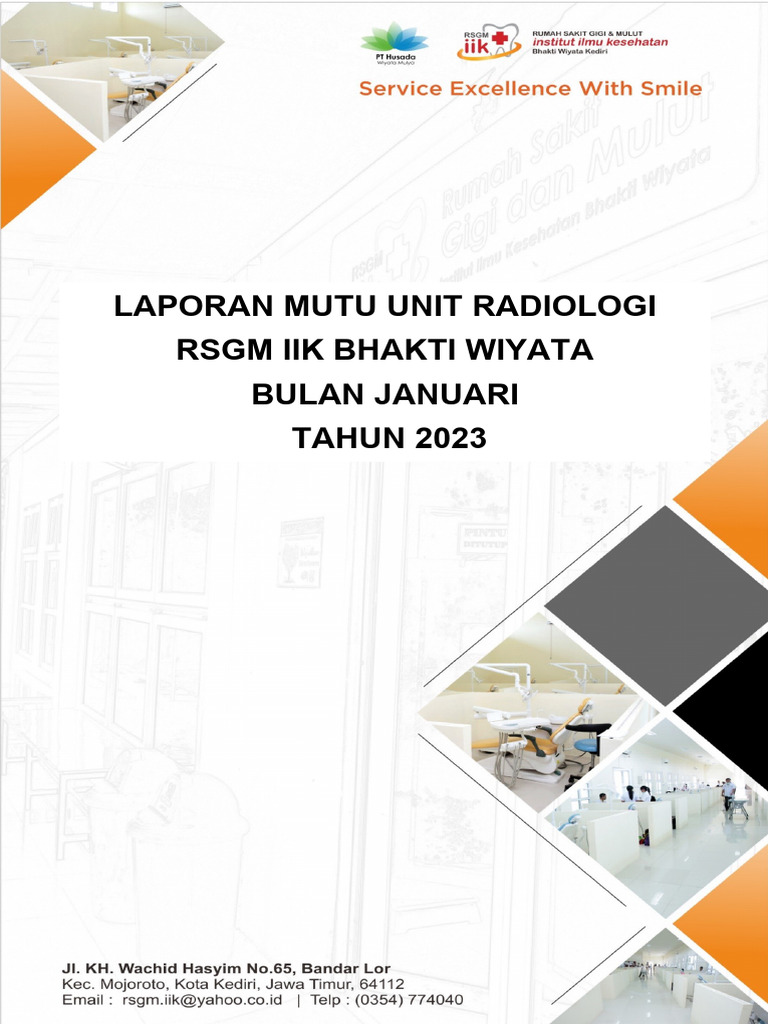 Laporan Mutu Radiologi Bulan Januari 2023 | PDF