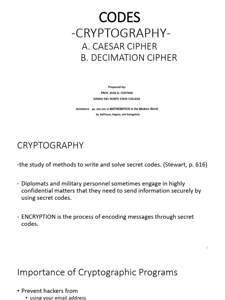 Codes Cryptography | PDF | Encryption | Cryptography Codes Cryptography | PDF | Encryption | Cryptography