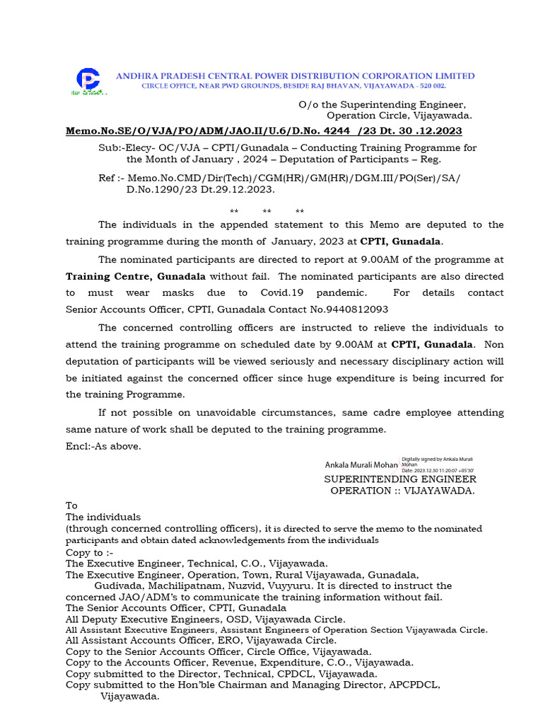 Cpti January Training 2024 | PDF